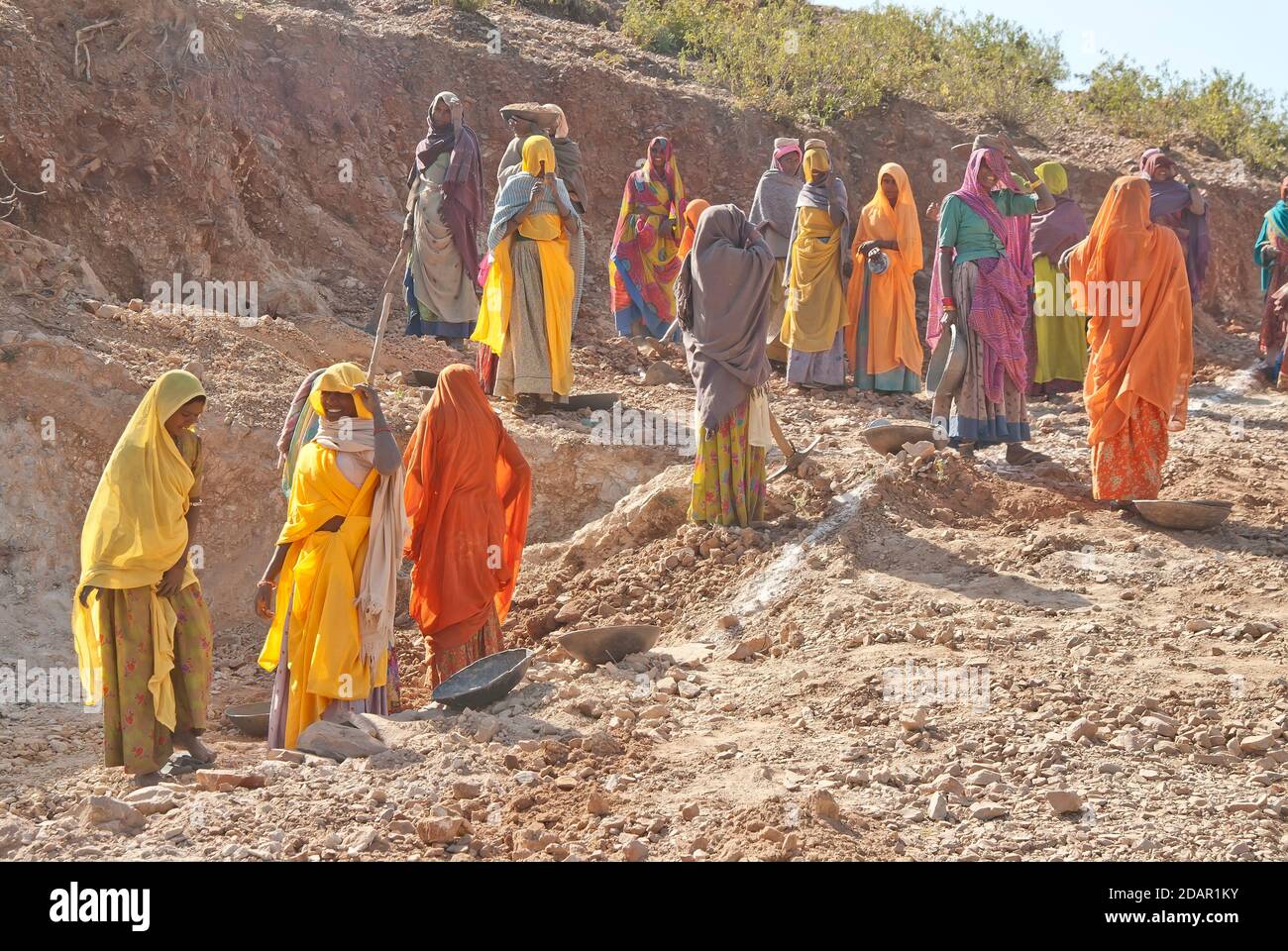 Women workers,Rajasthan, India Stock Photo - Alamy
