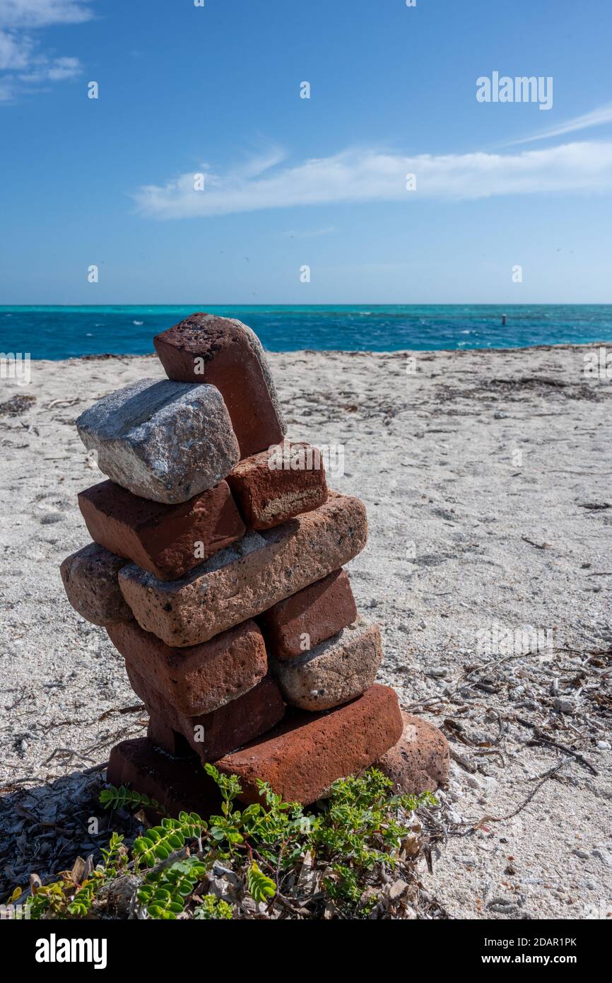 Bricks on beach hi-res stock photography and images - Alamy