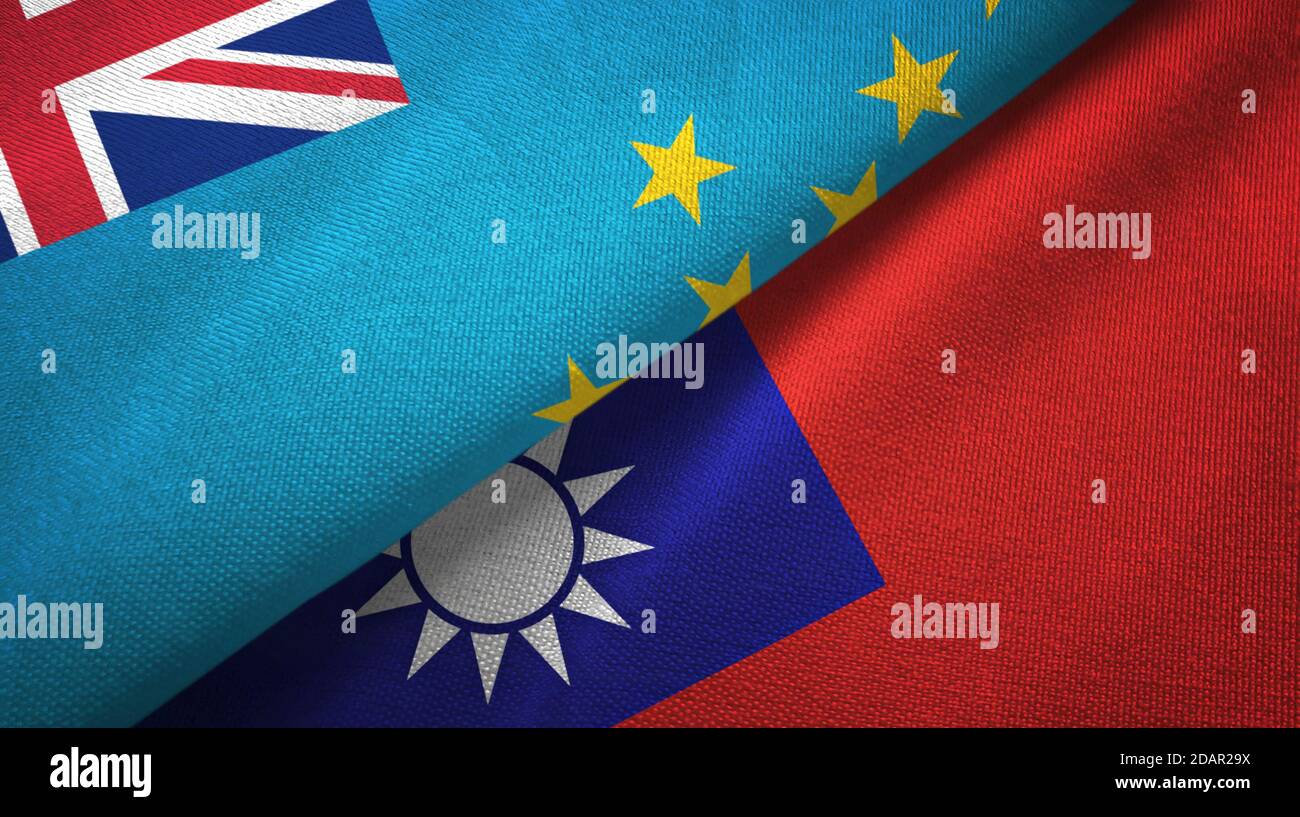Taiwan tuvalu flag hi-res stock photography and images - Alamy