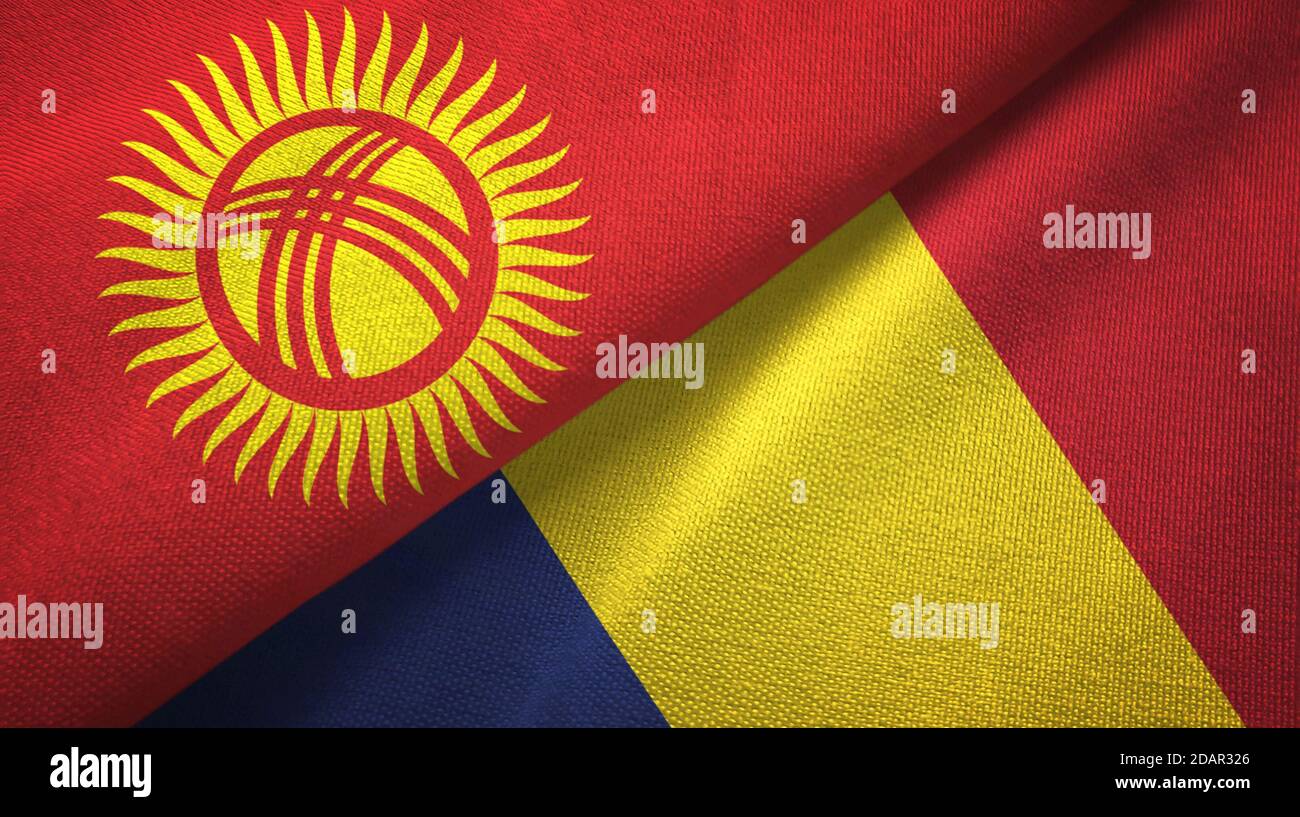 Kyrgyzstan chad flag hi-res stock photography and images - Alamy