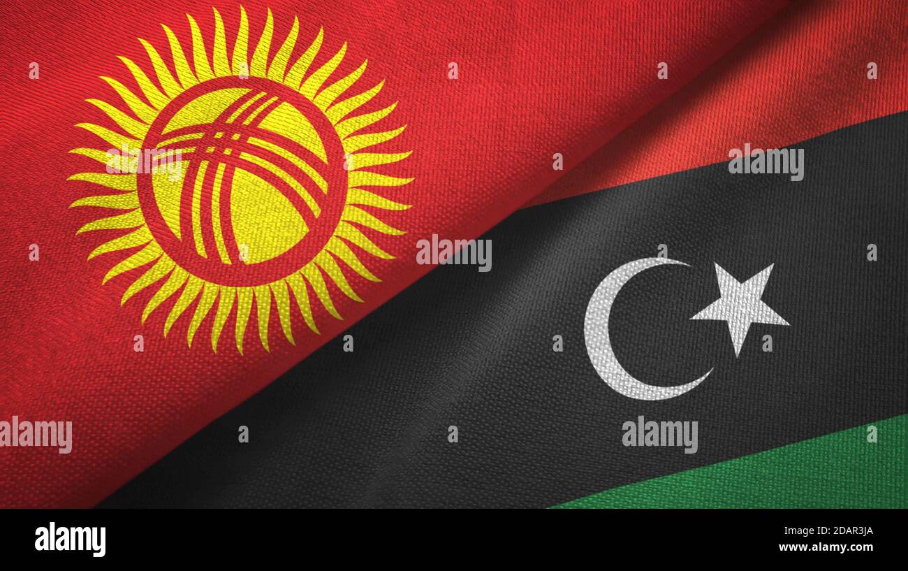 Kyrgyzstan libya flag hi-res stock photography and images - Alamy