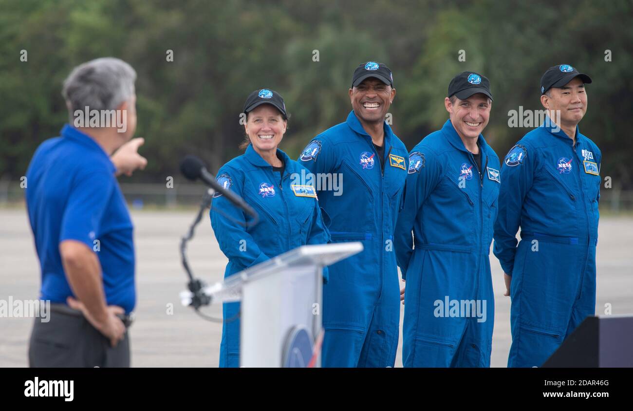 Kennedy Space Center Director Bob Cabana introduces NASA astronauts ...