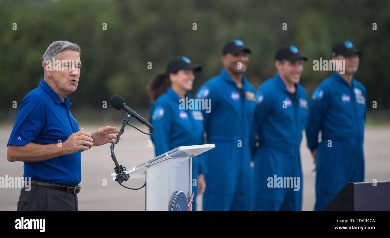 Kennedy Space Center Director Bob Cabana introduces NASA astronauts ...