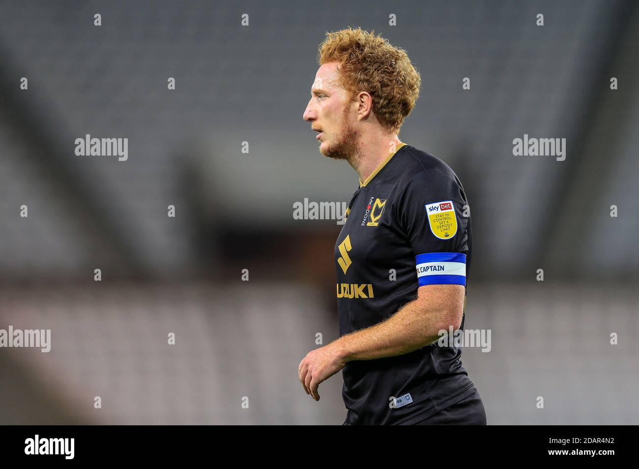 Dean Lewington #3 of Milton Keynes Dons in action Stock Photo - Alamy