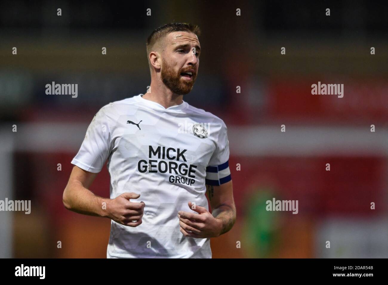 Mark Beevers #5 of Peterborough United in action during the game Stock ...