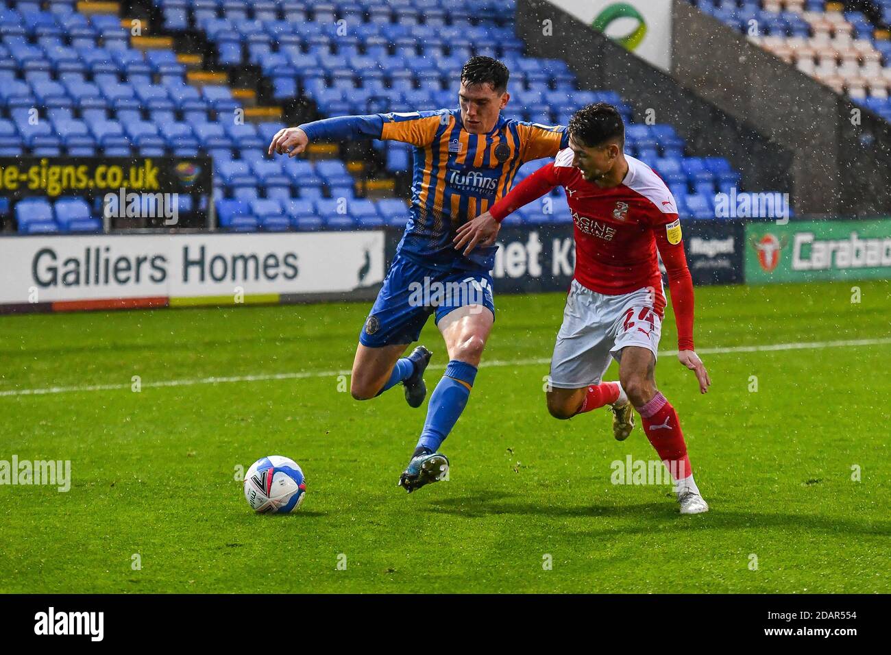 Matthew Millar #14 of Shrewsbury Town in action Stock Photo - Alamy