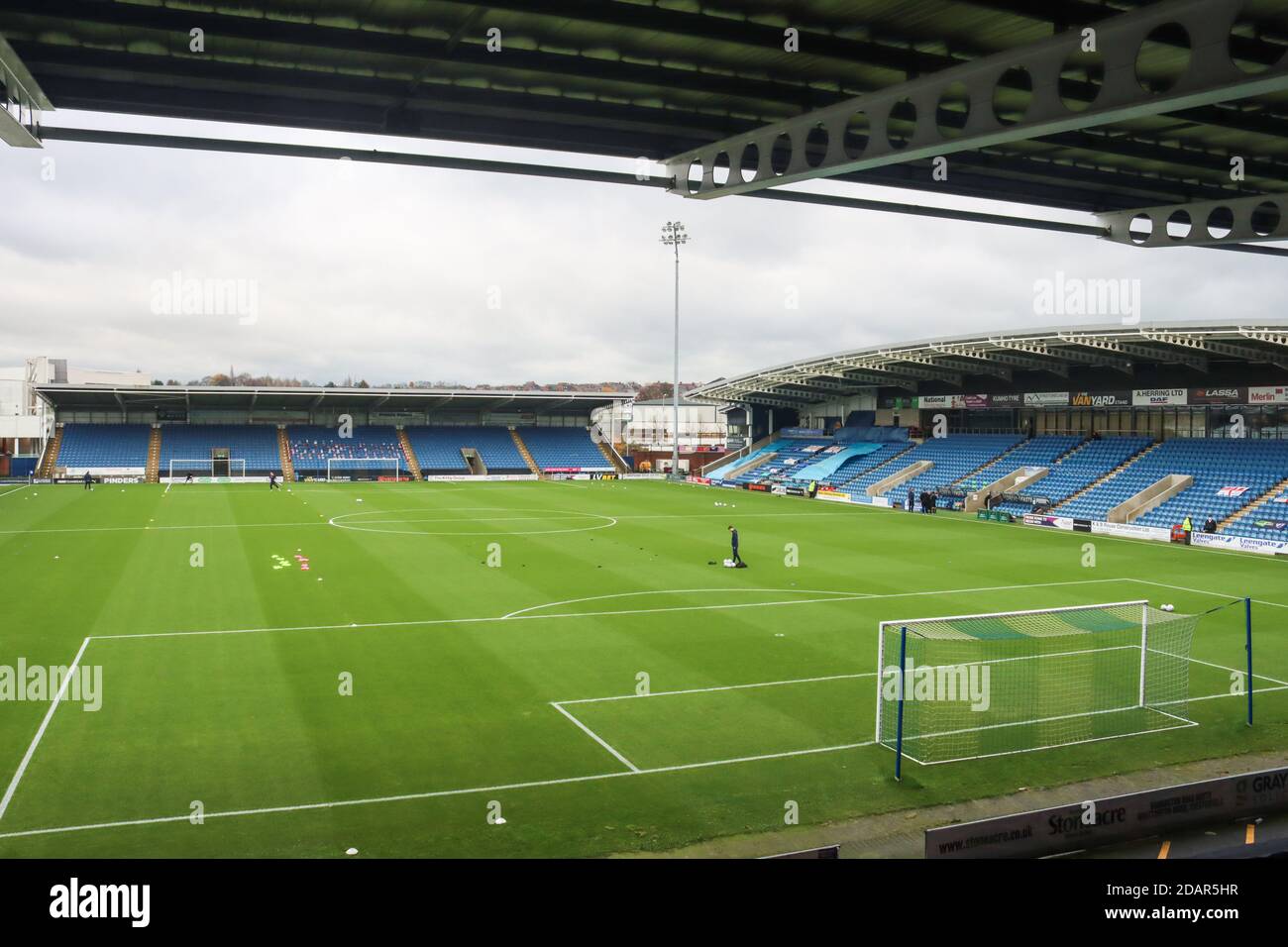 A general view of the Technique Stadium, home to Chesterfield fc Stock ...