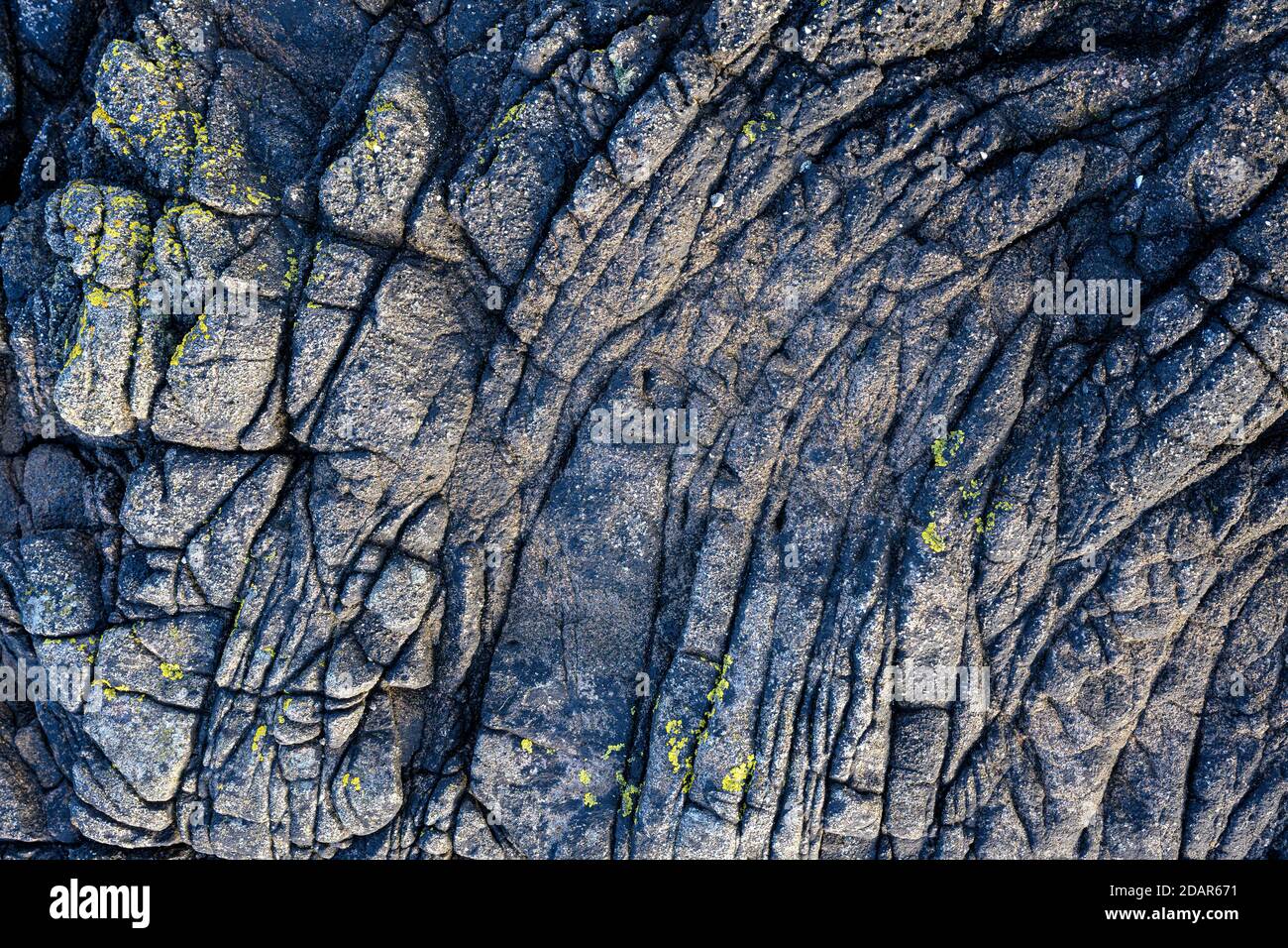 Lava rock, structure, Scotland, Great Britain Stock Photo - Alamy
