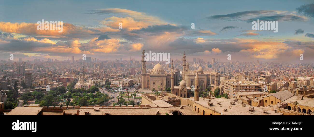 Cairo with Al-Azhar mosque, Cairo, Egypt Stock Photo - Alamy
