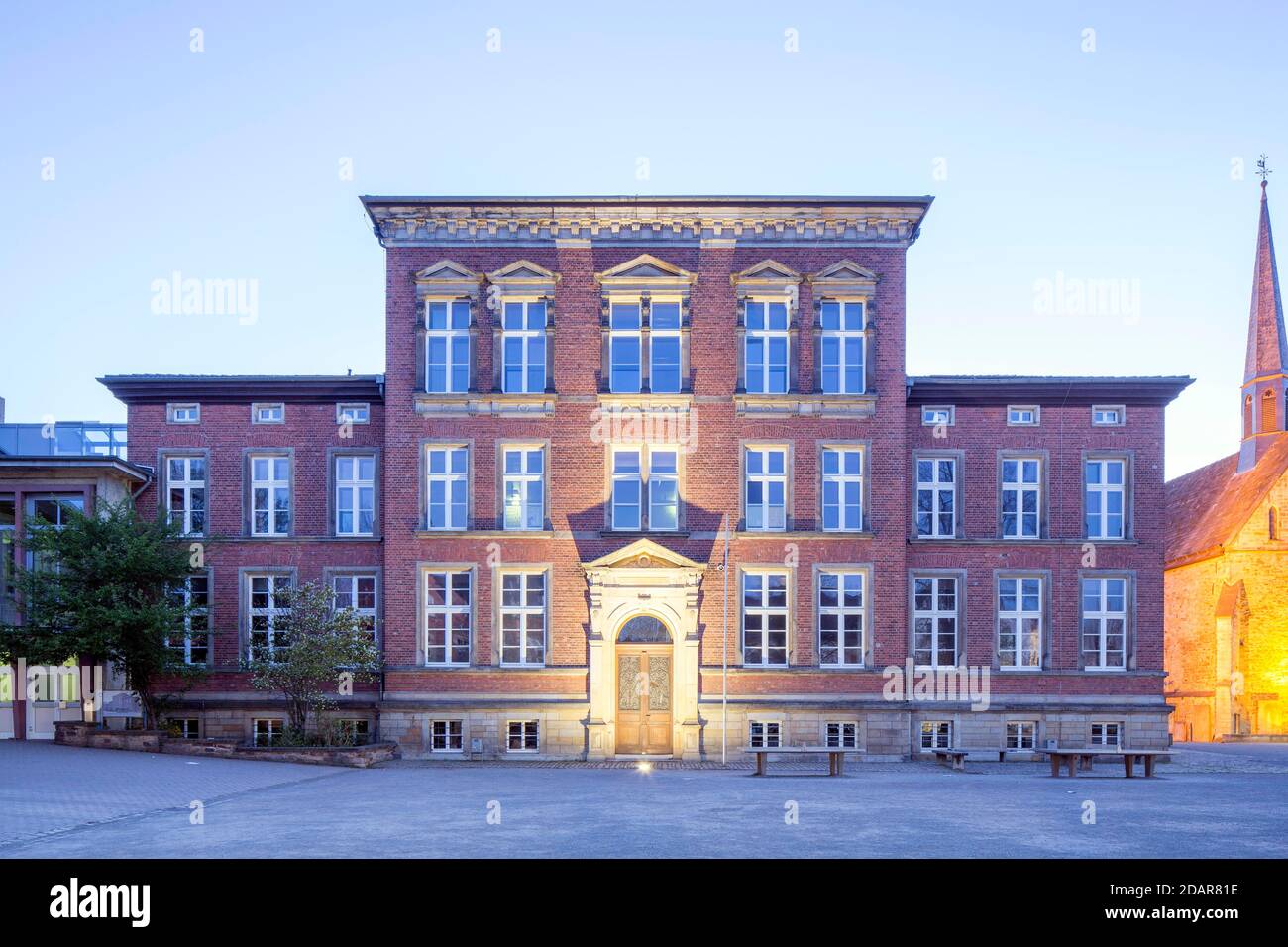 Hildburgschule, Rinteln, Weserbergland, Lower Saxony, Germany Stock ...