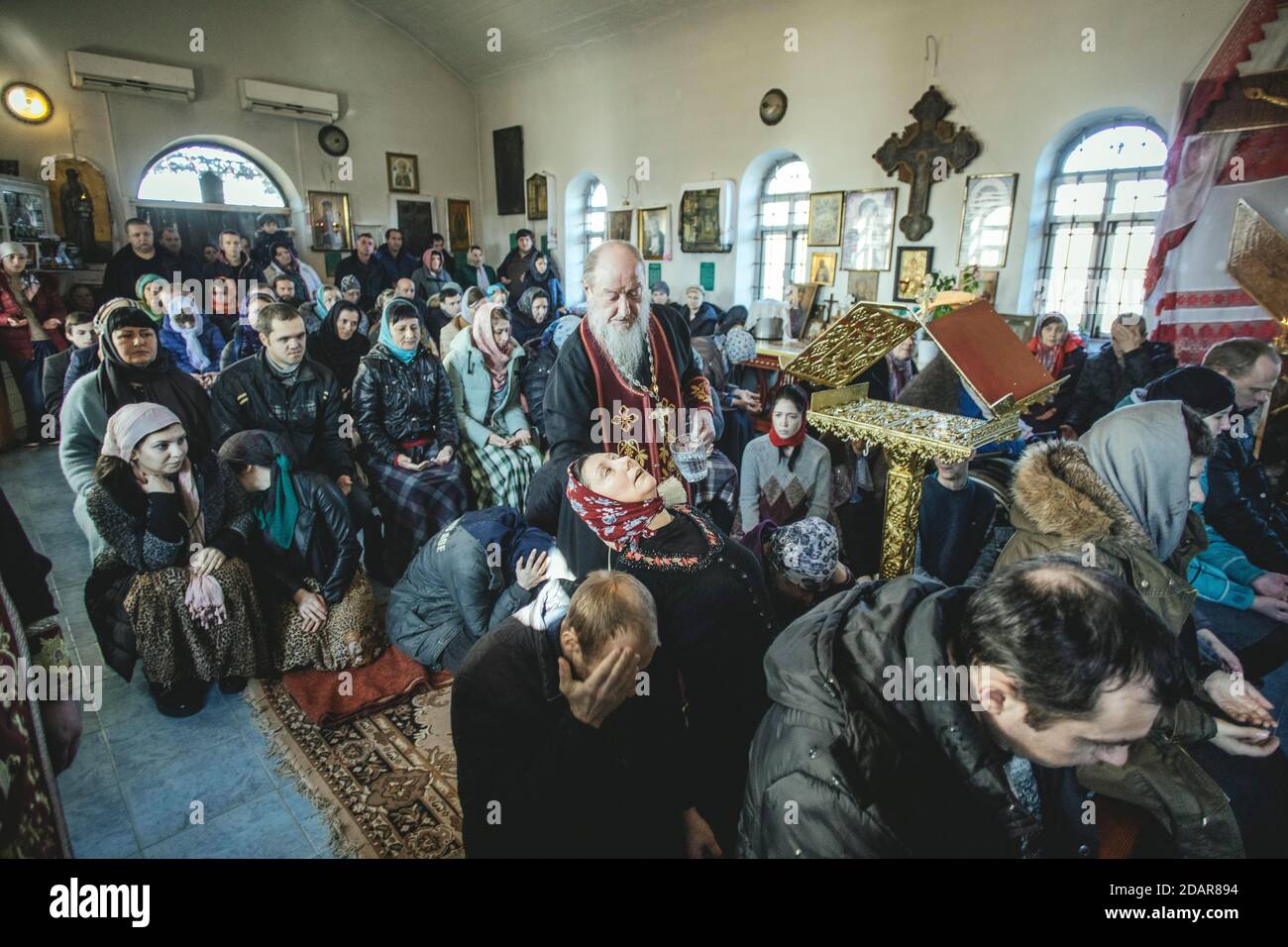 Church of Father Sergei during an exorcism, he is widely known as an ...