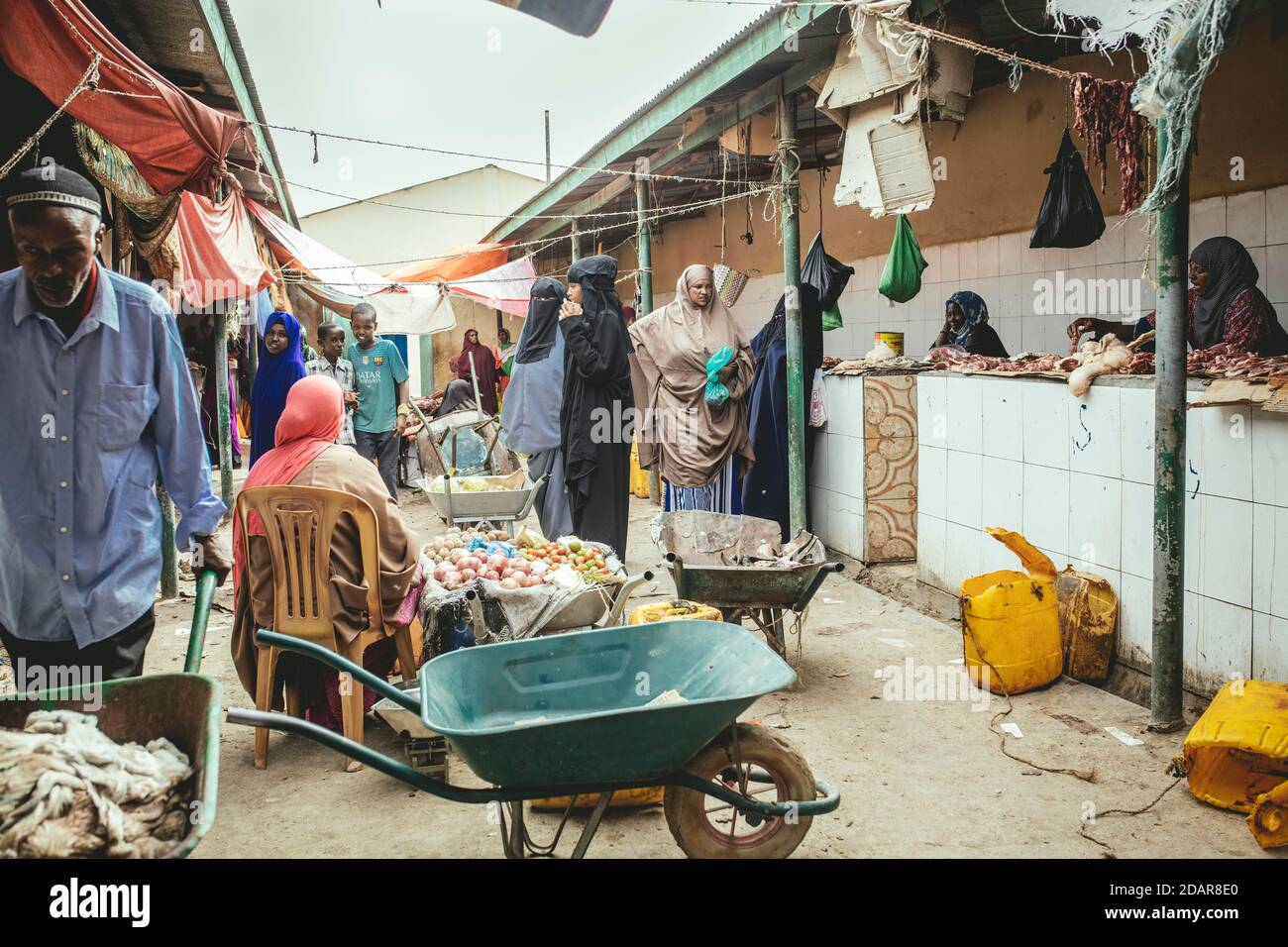 Market, Erigavo, Sanaag, Somaliland Stock Photo - Alamy