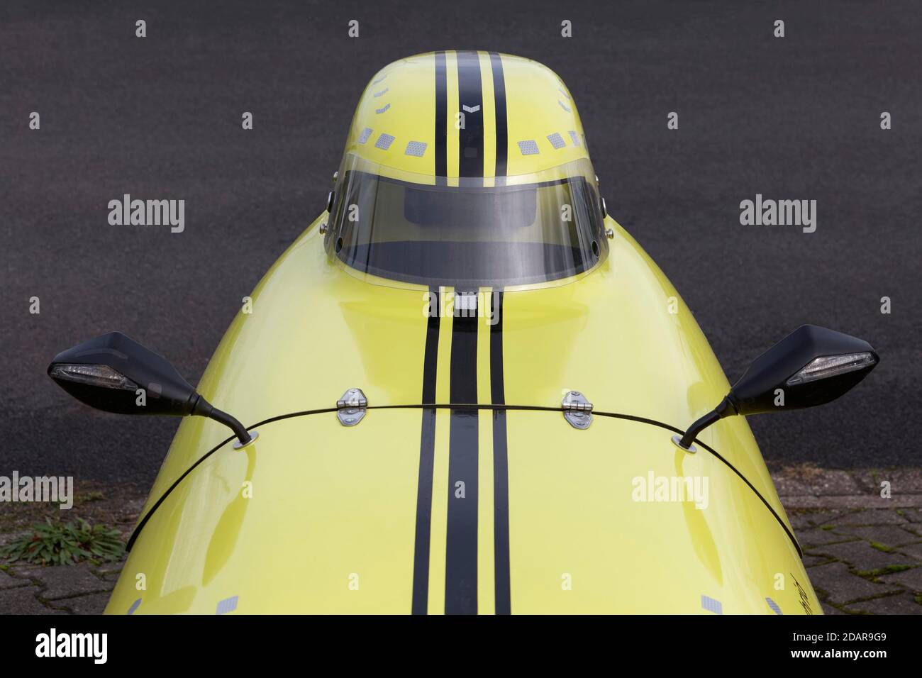 Cockpit Velomobil Leiba Hybrid, recumbent bike with electric motor ...