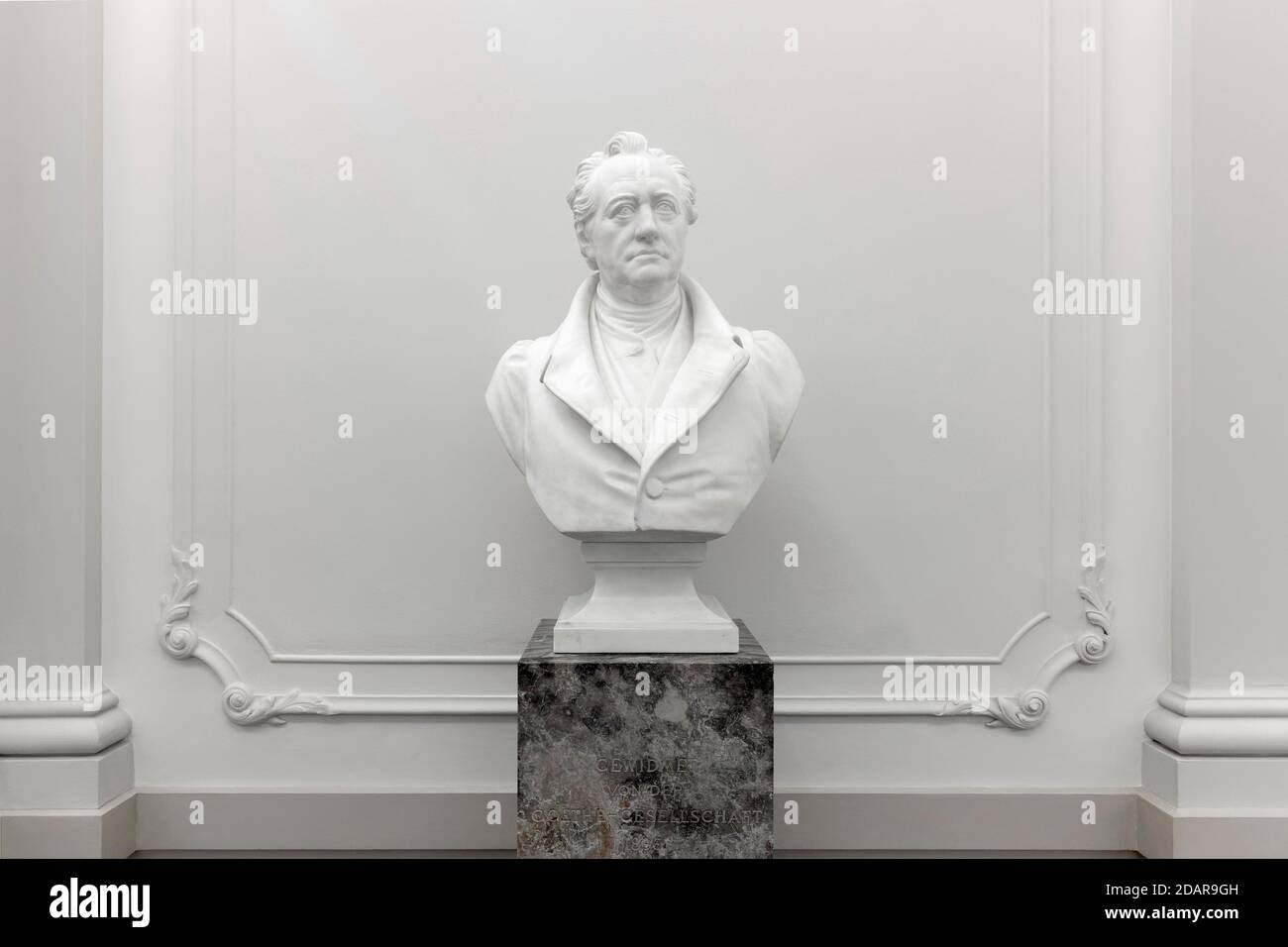 Johann Wolfgang von Goethe, bust of Carl Rumpf, 1896, Goethe and ...