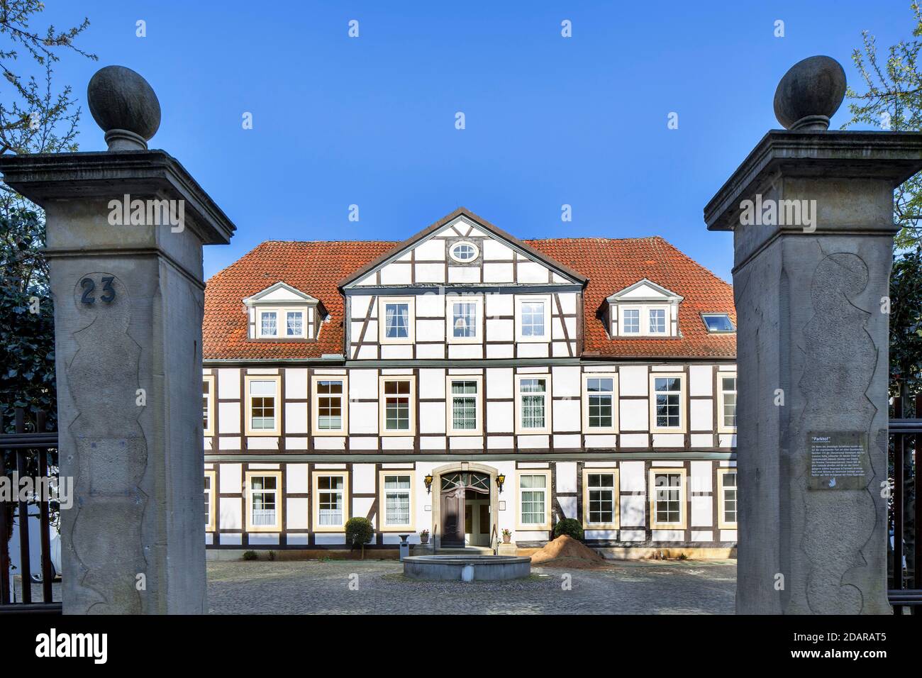 Parkhof, former manor house, later sanatorium, Rinteln, Weserbergland ...