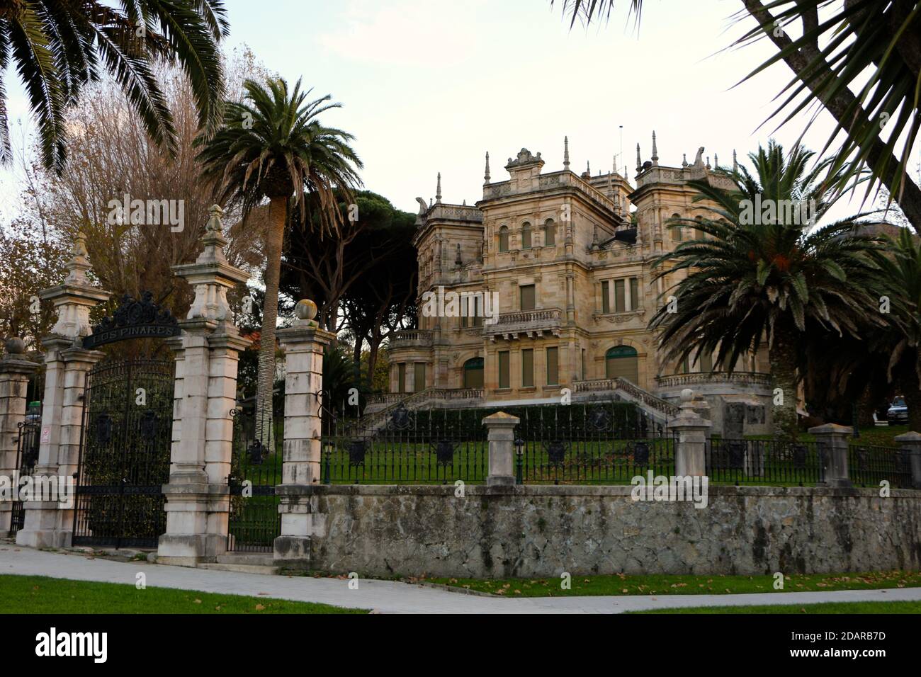 Los Pinares private residence Sardinero Santander Cantabria Spain Stock ...