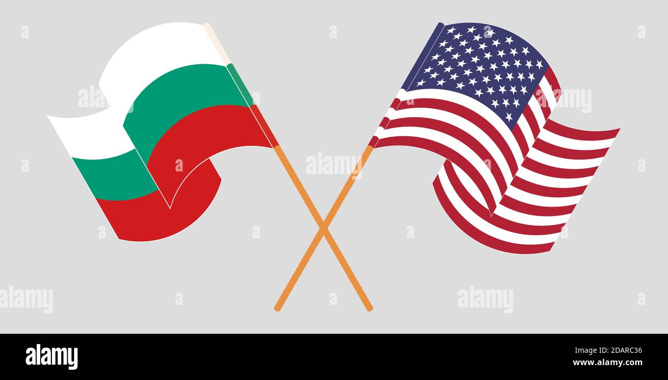 Bulgaria usa flag Stock Vector Images - Alamy