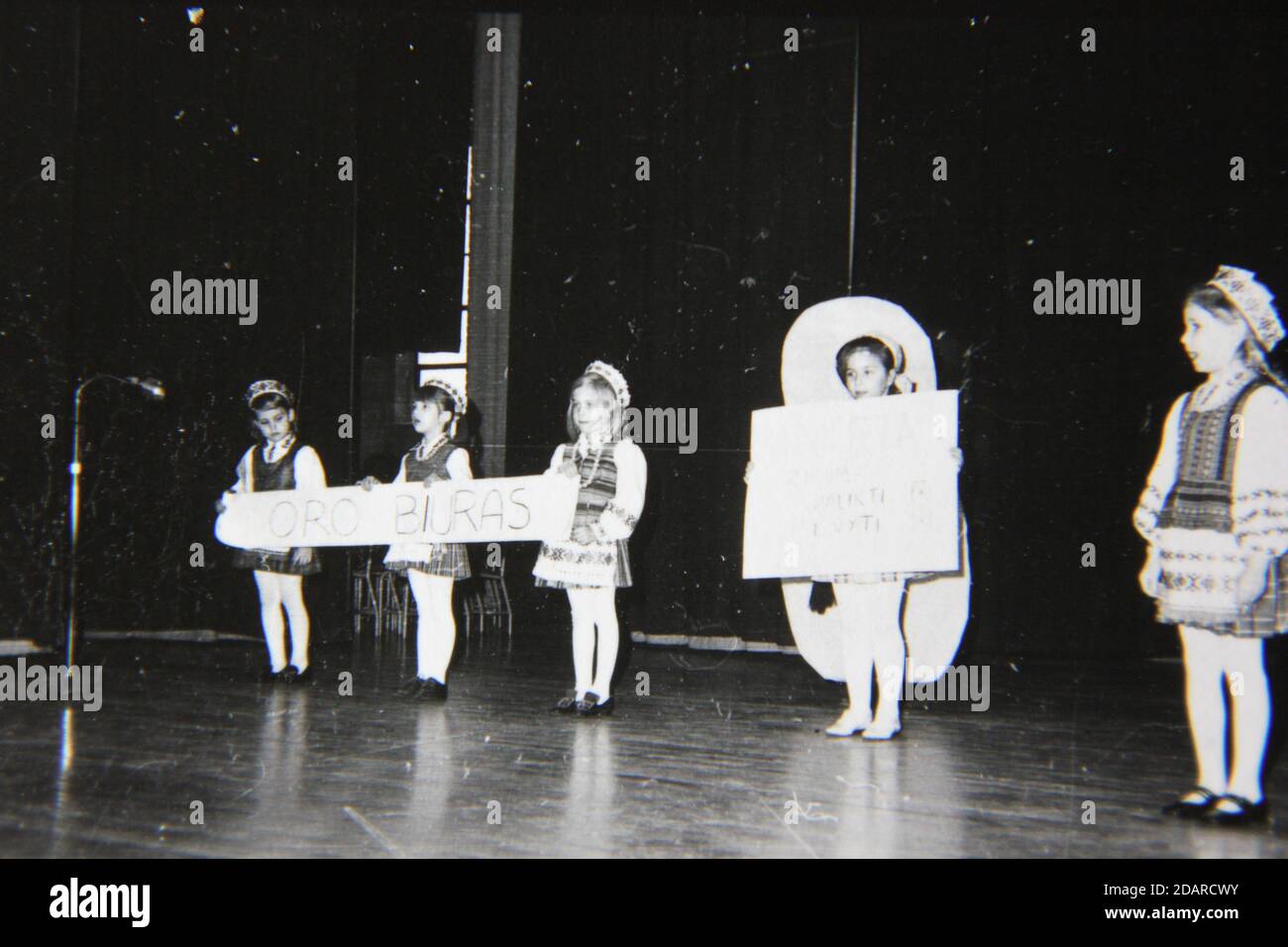 Fine 1970s vintage black and white photography of kids acting in a ...