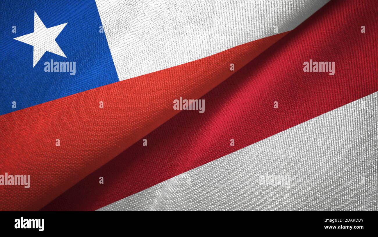 Chile indonesia flag hi-res stock photography and images - Alamy