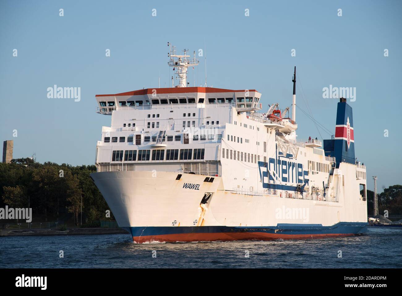MS Wawel ferry owned by Polferries on its way to Nynashamn in Sweden in ...