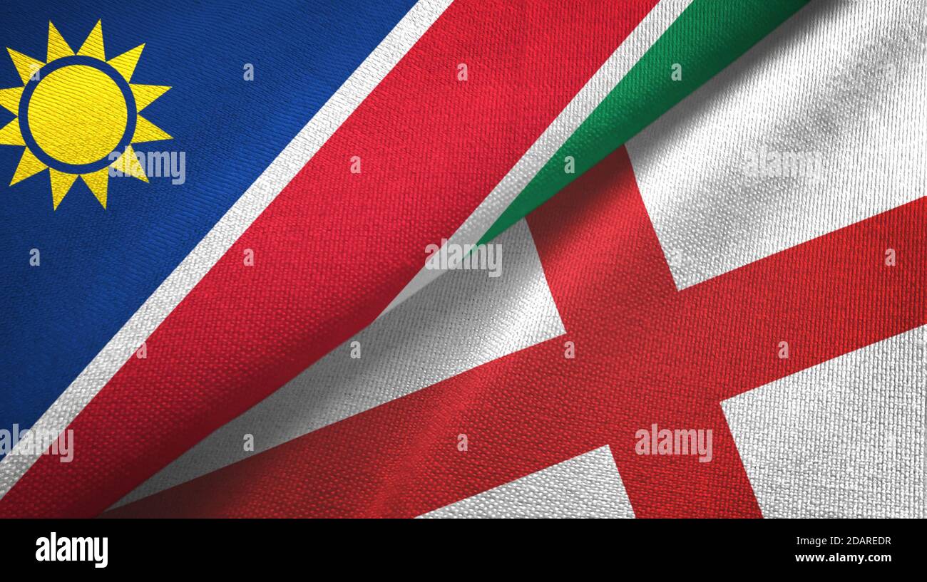 England namibia flag hi-res stock photography and images - Alamy