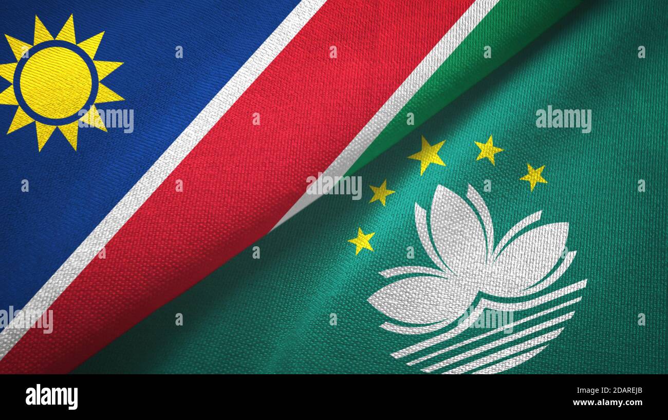 Macau namibia flag hi-res stock photography and images - Alamy