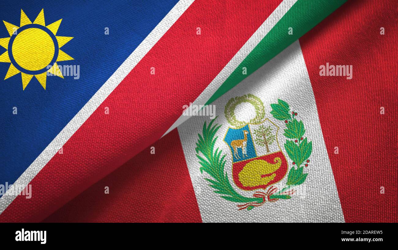 Peru namibia flag hi-res stock photography and images - Alamy