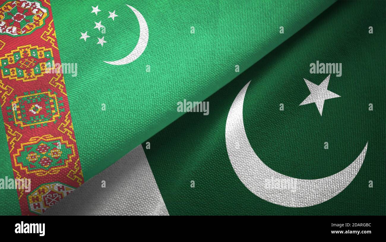 Turkmenistan pakistan flag hi-res stock photography and images - Alamy
