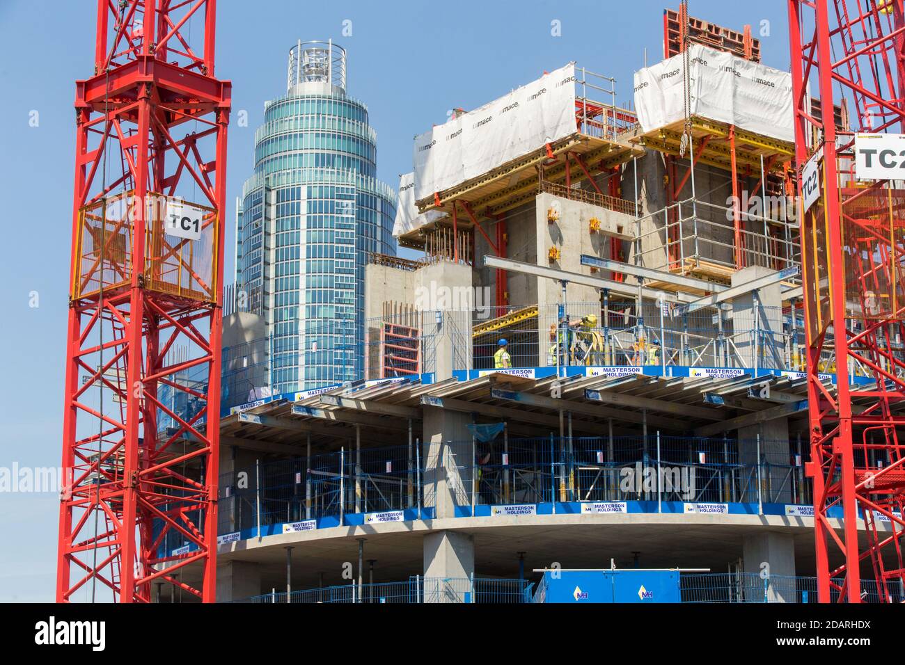Development regeneration at Nine Elms Stock Photo - Alamy