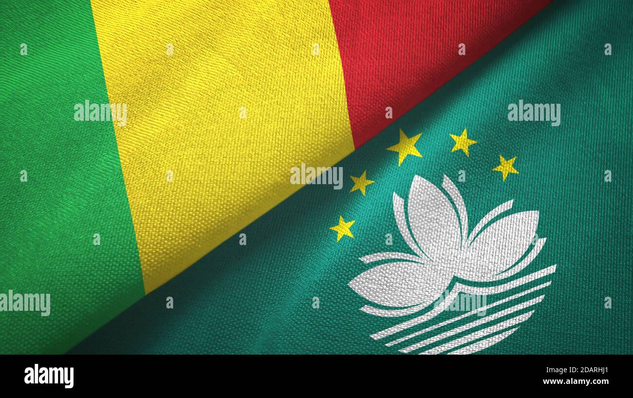 Macau mali flag hi-res stock photography and images - Alamy
