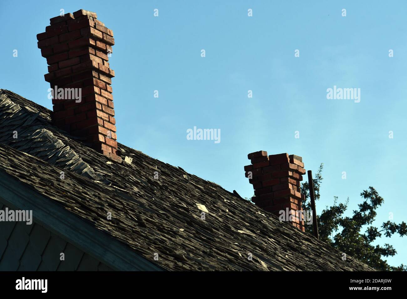 Chimney brick stone chimneys hi-res stock photography and images - Alamy