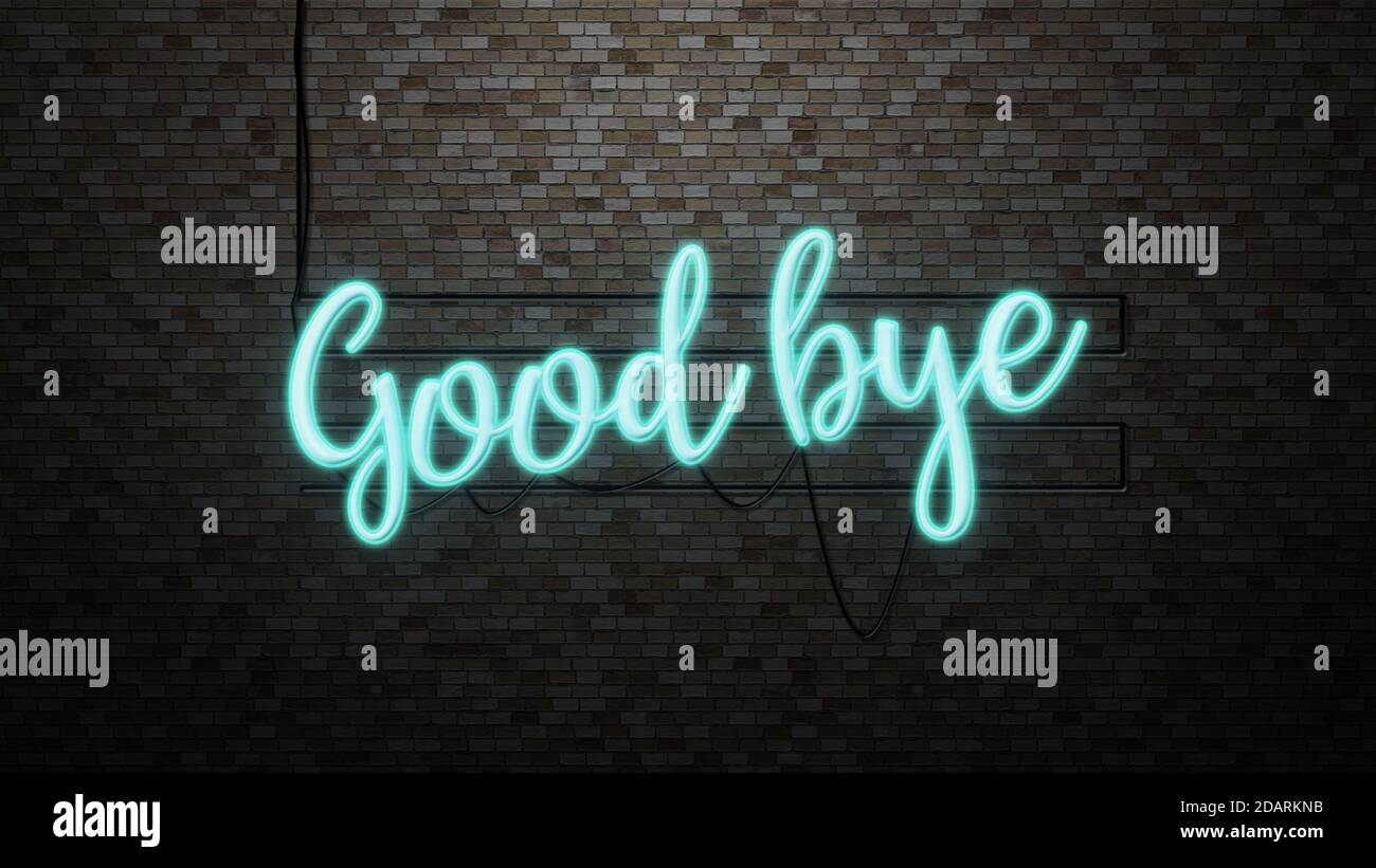 Good bye message hi-res stock photography and images - Alamy