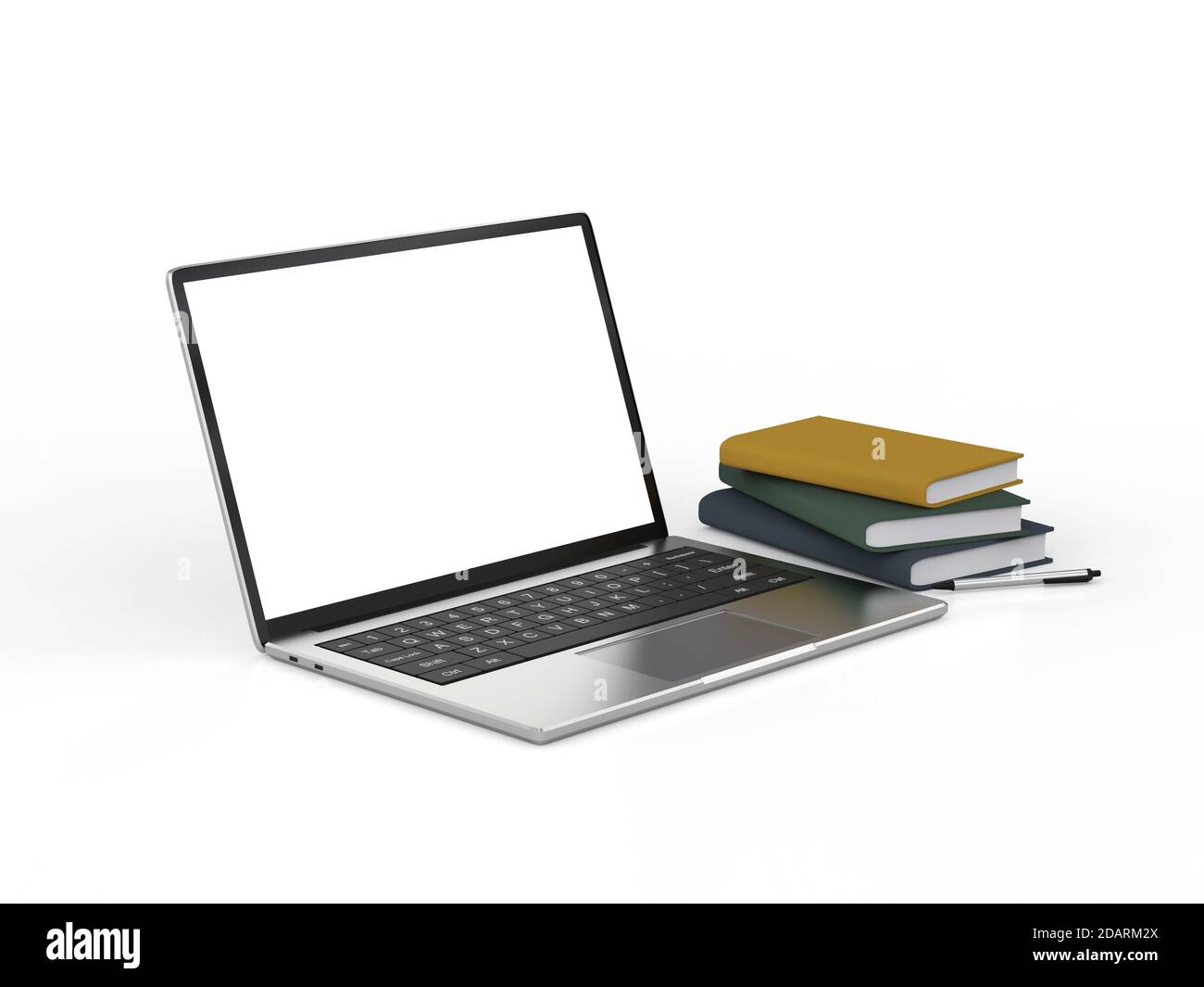Books 3d rendering blank hi-res stock photography and images - Alamy