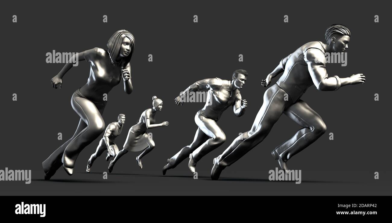 Business Competition and Thriving in a Competitive Environment Stock ...