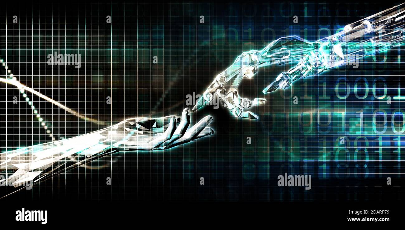 Systems Development with New Technology as Art Stock Photo - Alamy
