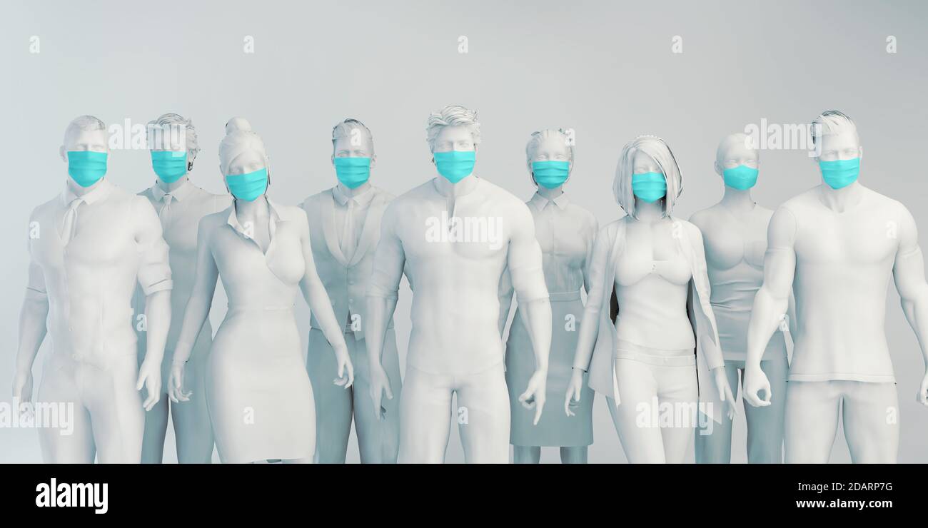 People Wearing Face Masks to Protect Against Covid-19 Stock Photo - Alamy