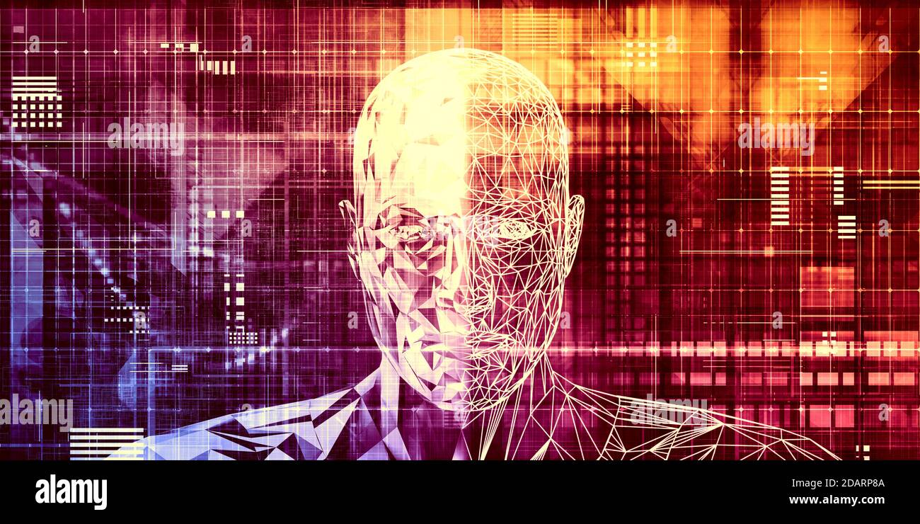 Futuristic Technology with Human Brain Chip Solution Stock Photo - Alamy