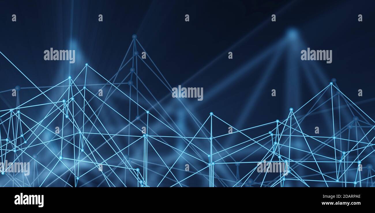 Business Services as a Technology Concept Art Abstract Stock Photo - Alamy