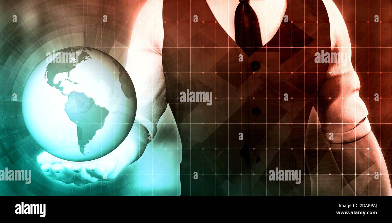 Digital Global Technology Concept Abstract Background Stock Photo - Alamy