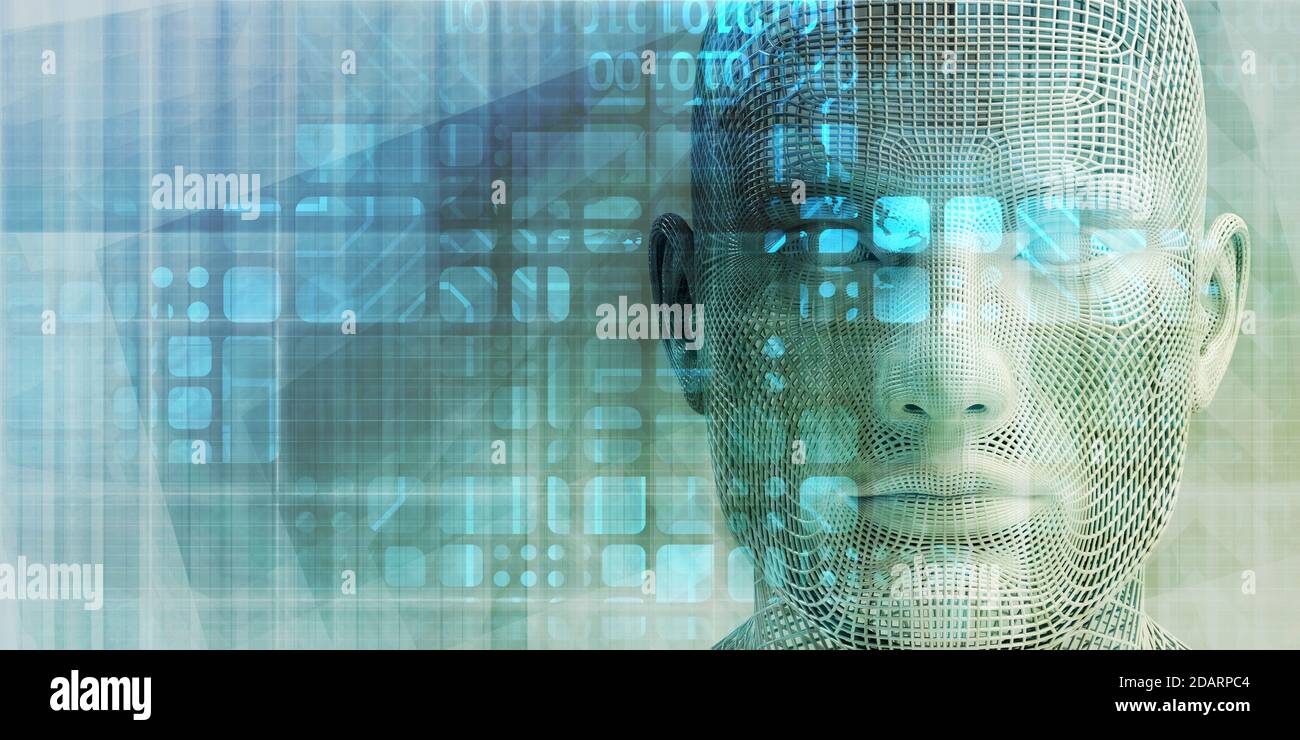 AI Processing Education Deep Learning Industry Concept Stock Photo - Alamy