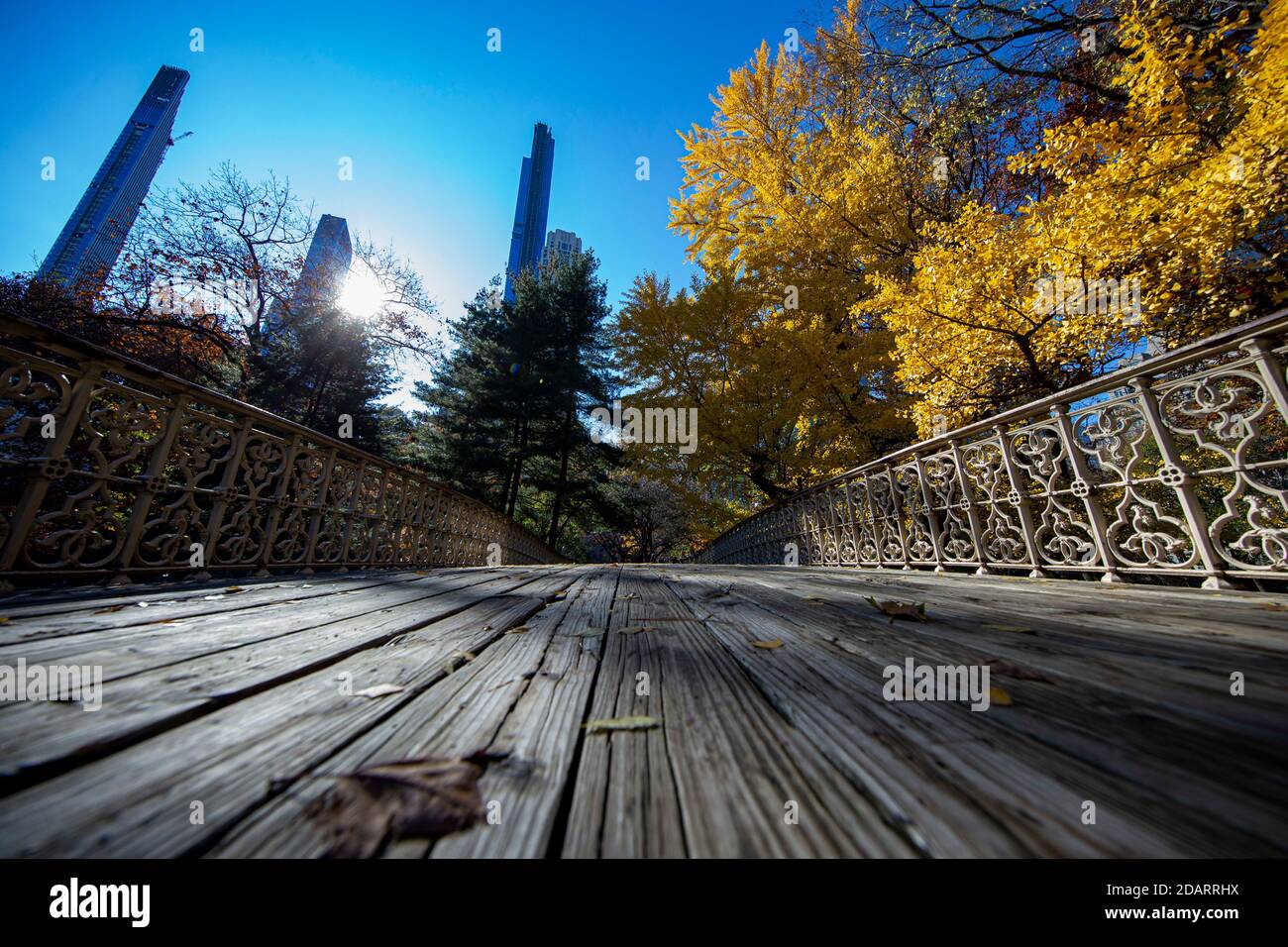 The Pinebank Arch Bridge in Central Park, New York City Stock Photo - Alamy
