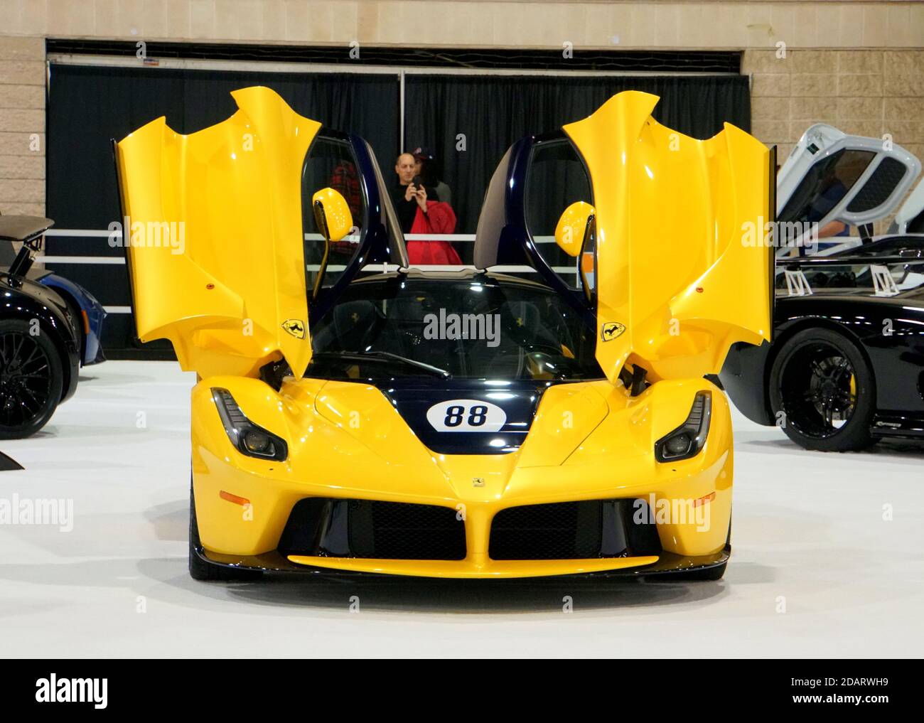 Philadelphia, Pennsylvania, U.S.A - February 9, 2019 - A bright yellow ...