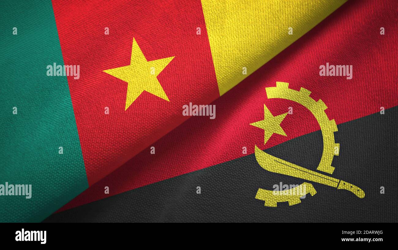 Cameroon angola flags textile hi-res stock photography and images - Alamy