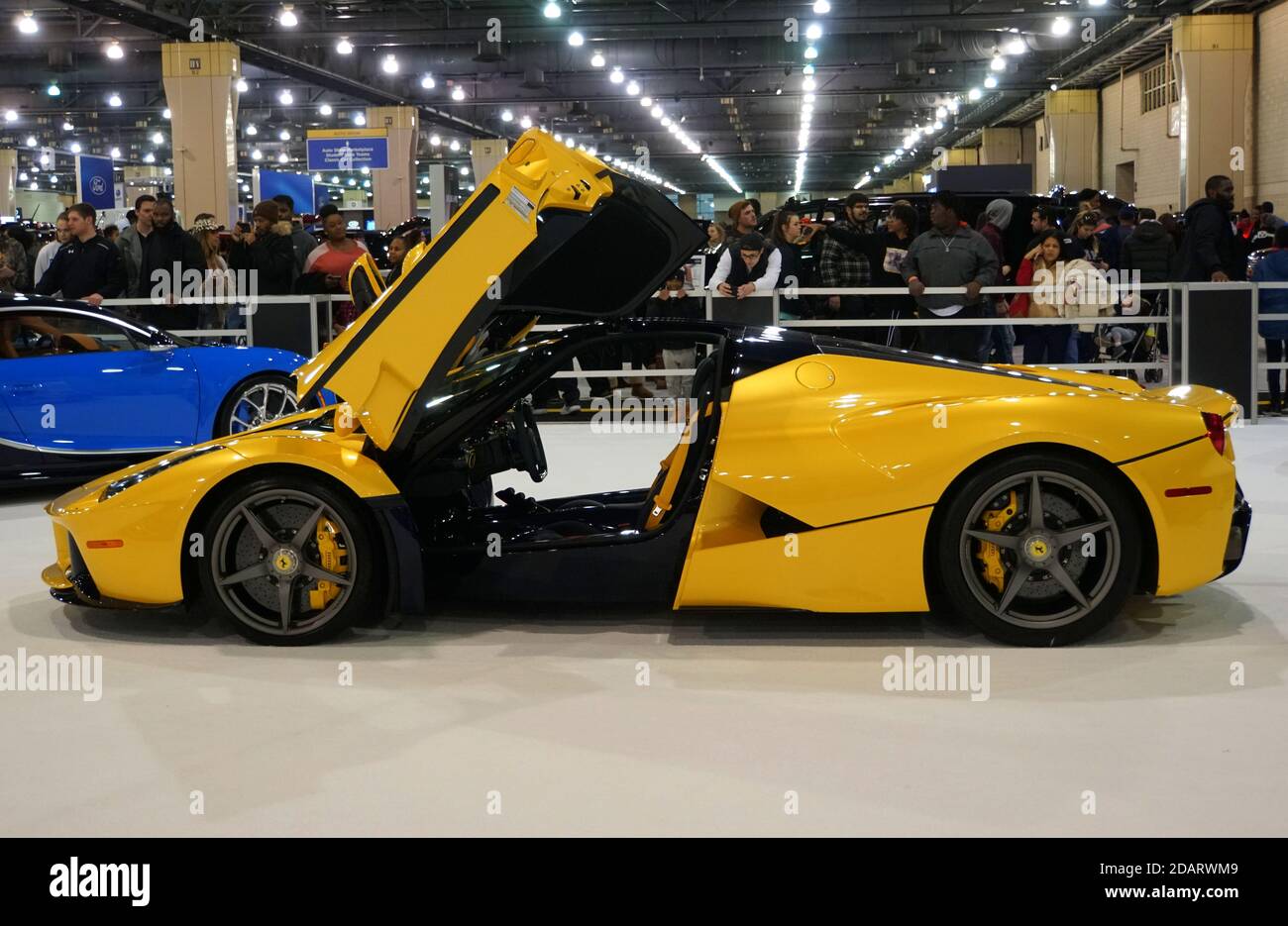 Philadelphia, Pennsylvania, U.S.A - February 9, 2019 - A bright yellow ...