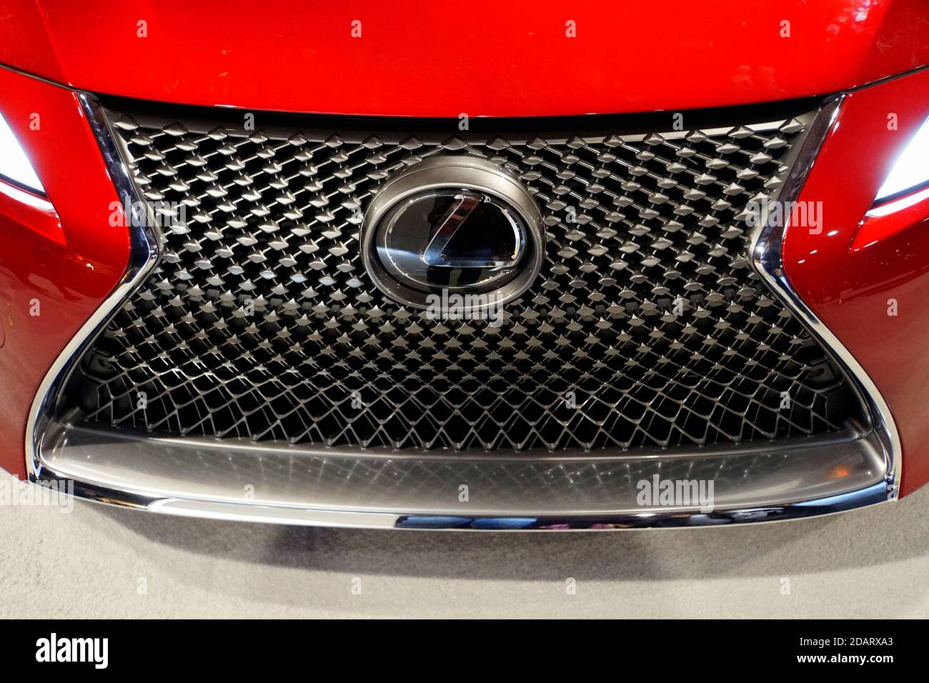 Philadelphia, Pennsylvania, U.S.A - February 10, 2019 - The front grill ...