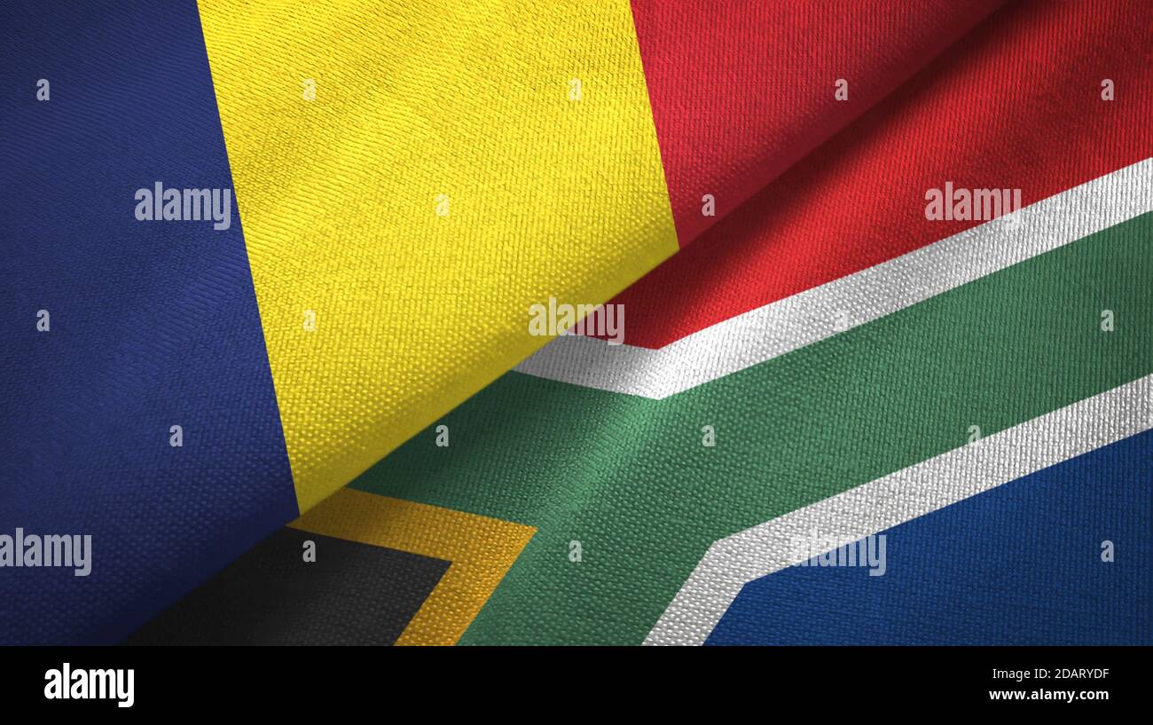 South africa chad flag hi-res stock photography and images - Alamy