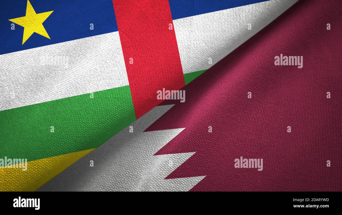 Qatar central african republic flag hi-res stock photography and images ...