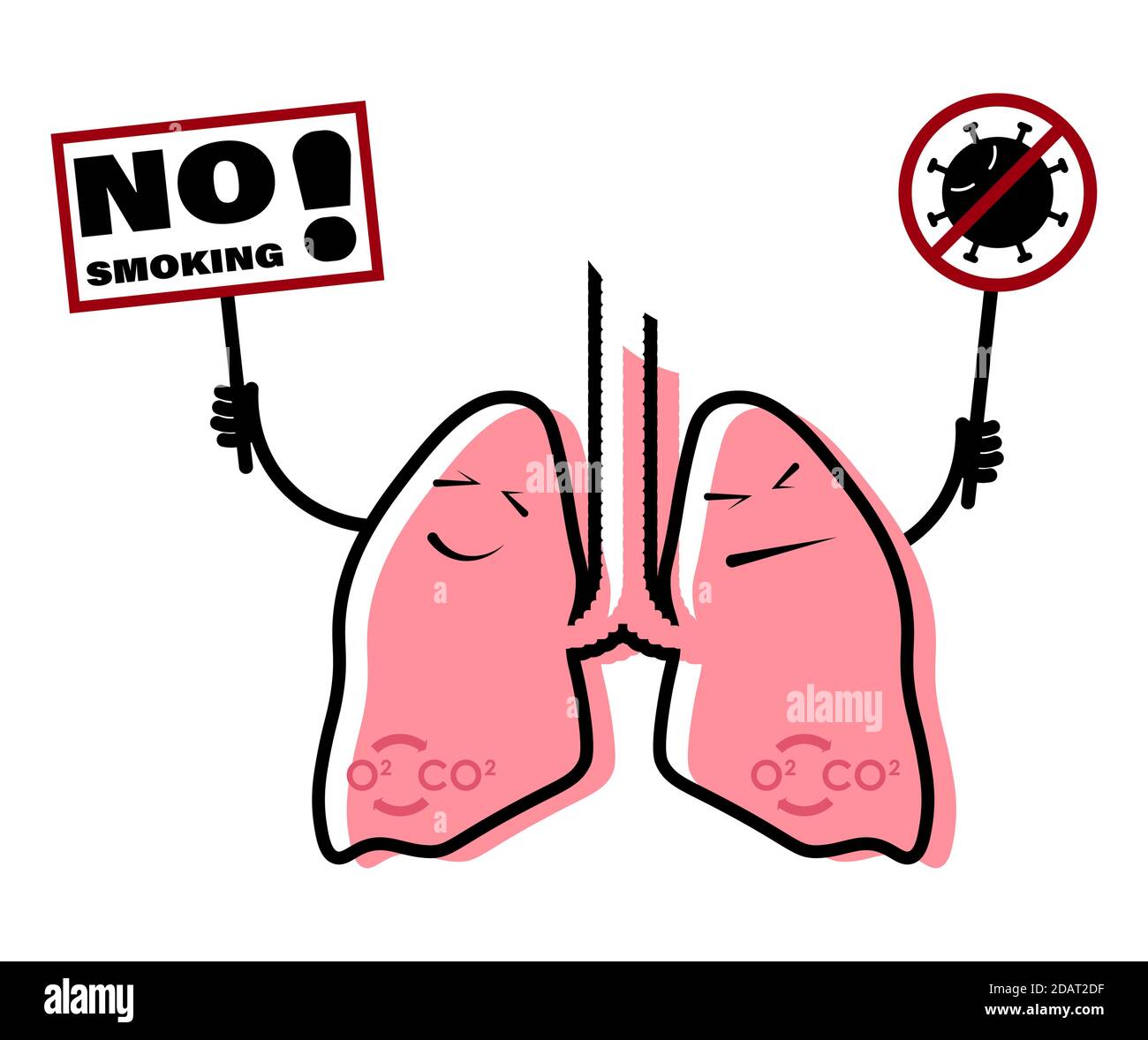 Dangers of smoking Stock Vector Images - Alamy