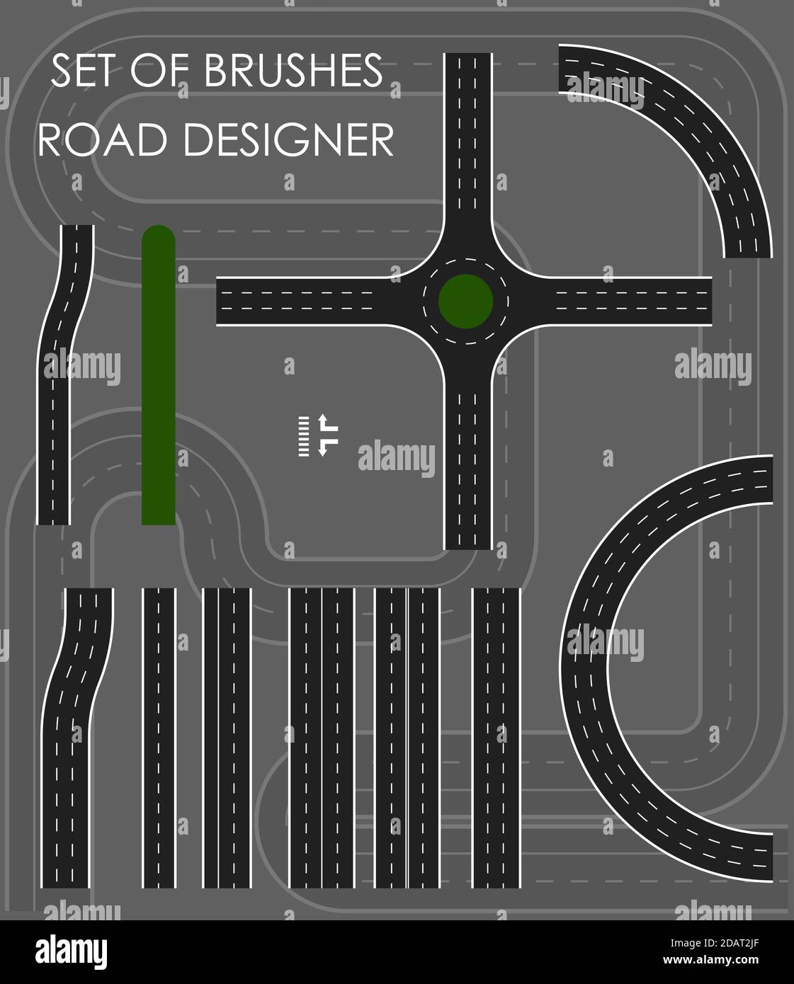 Road Intersection Texture