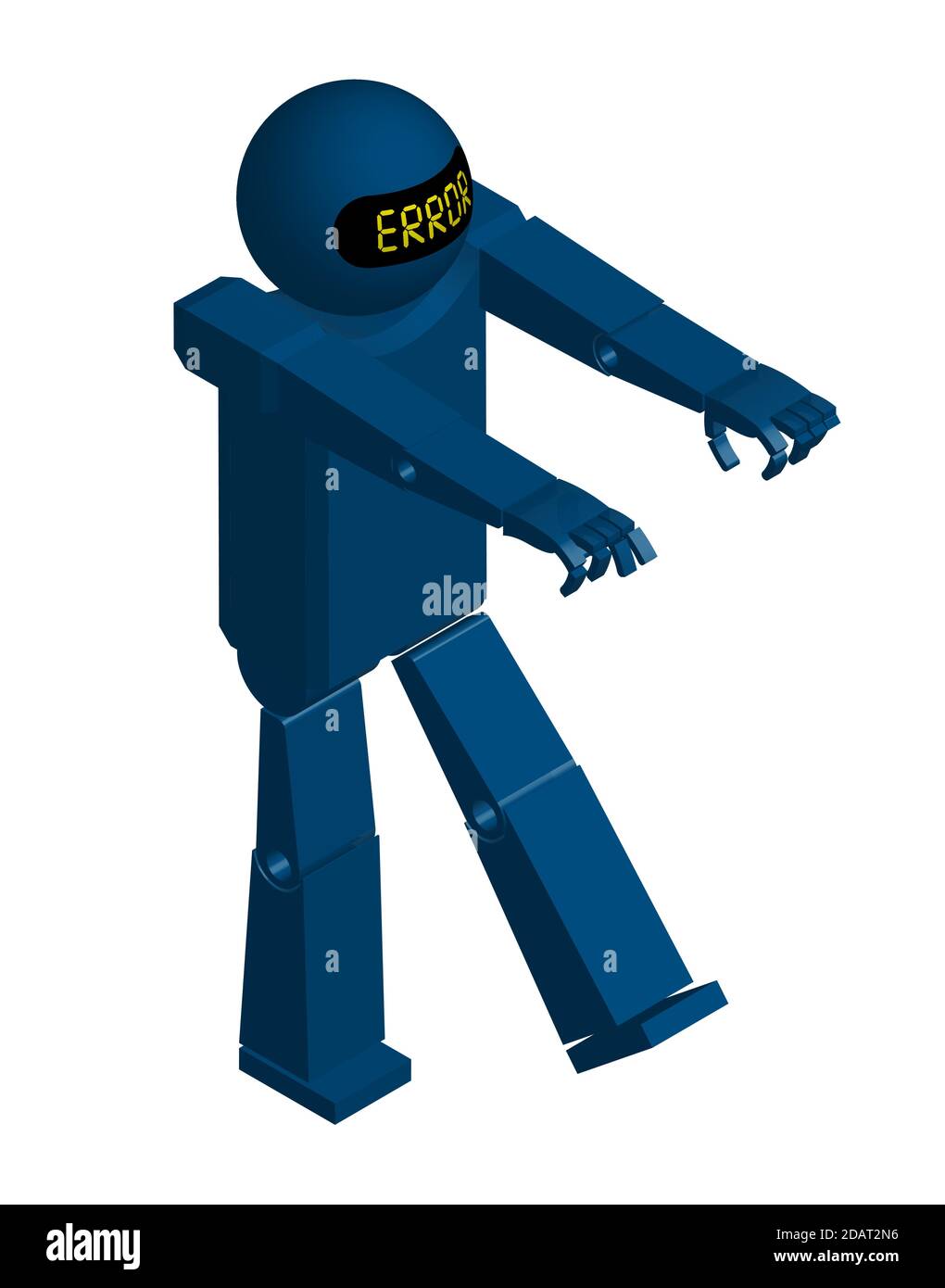 Isometry, humanoid robot with a critical error went out of control. The ...